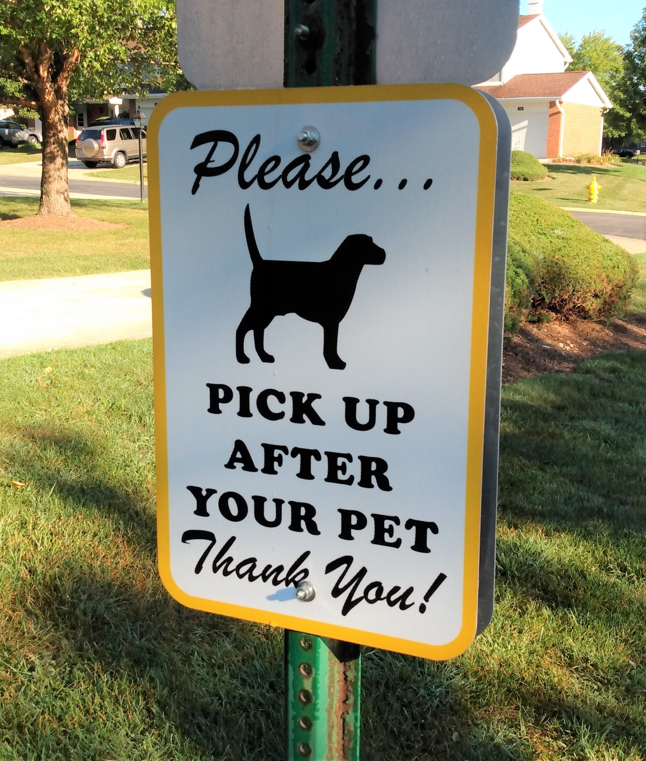 Is the politeness of a “Please… pick up after your pet” sign effective ...