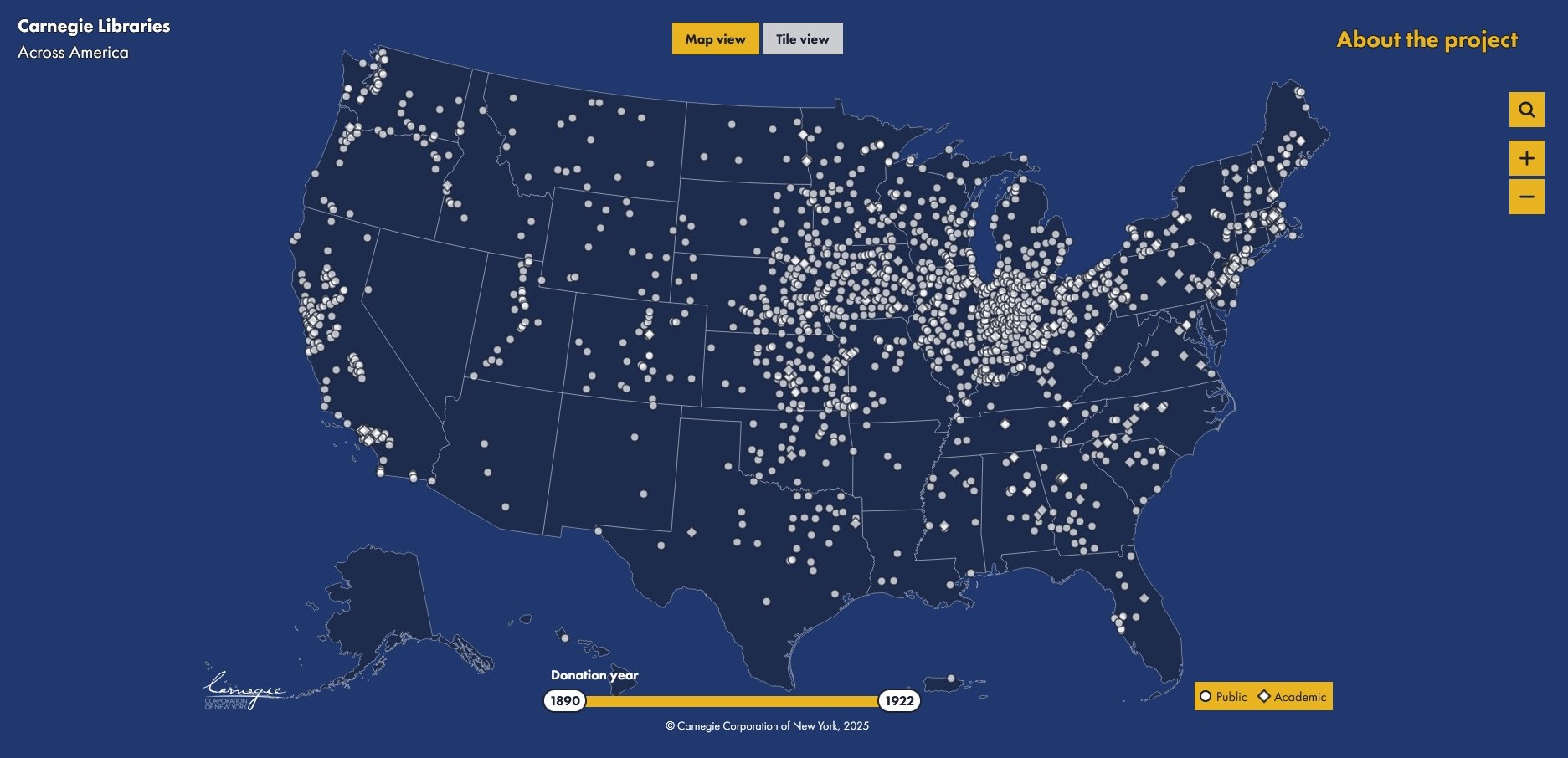 Mapping Carnegie Libraries | Legally Sociable